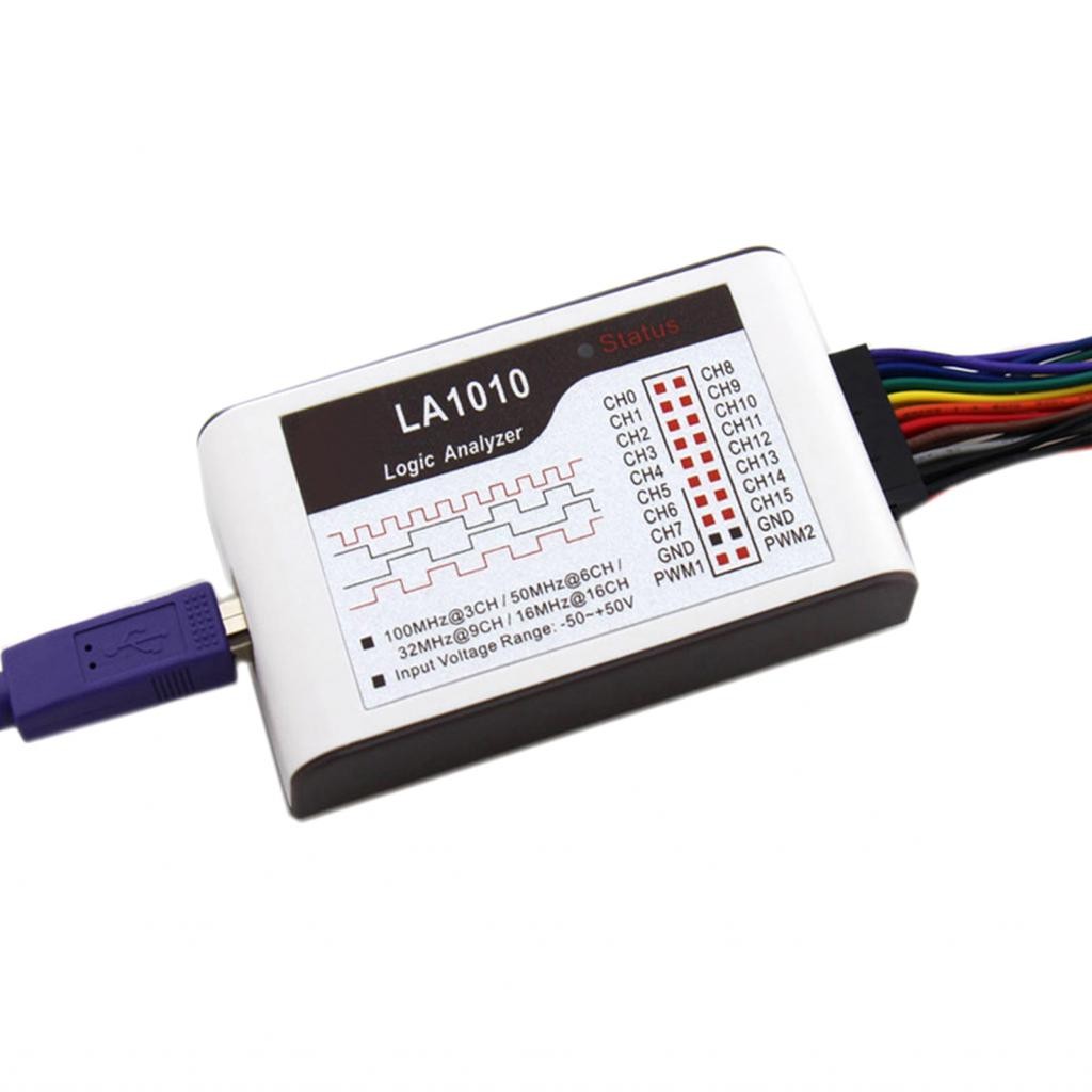 Buybybuy Logic Analyzer 16 Channel 100MHz Sampling Rate USB Based with ...