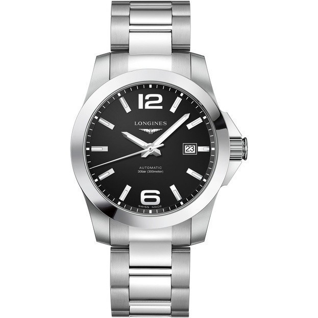 Longines Conquest black MB-41mm | Shopee Philippines