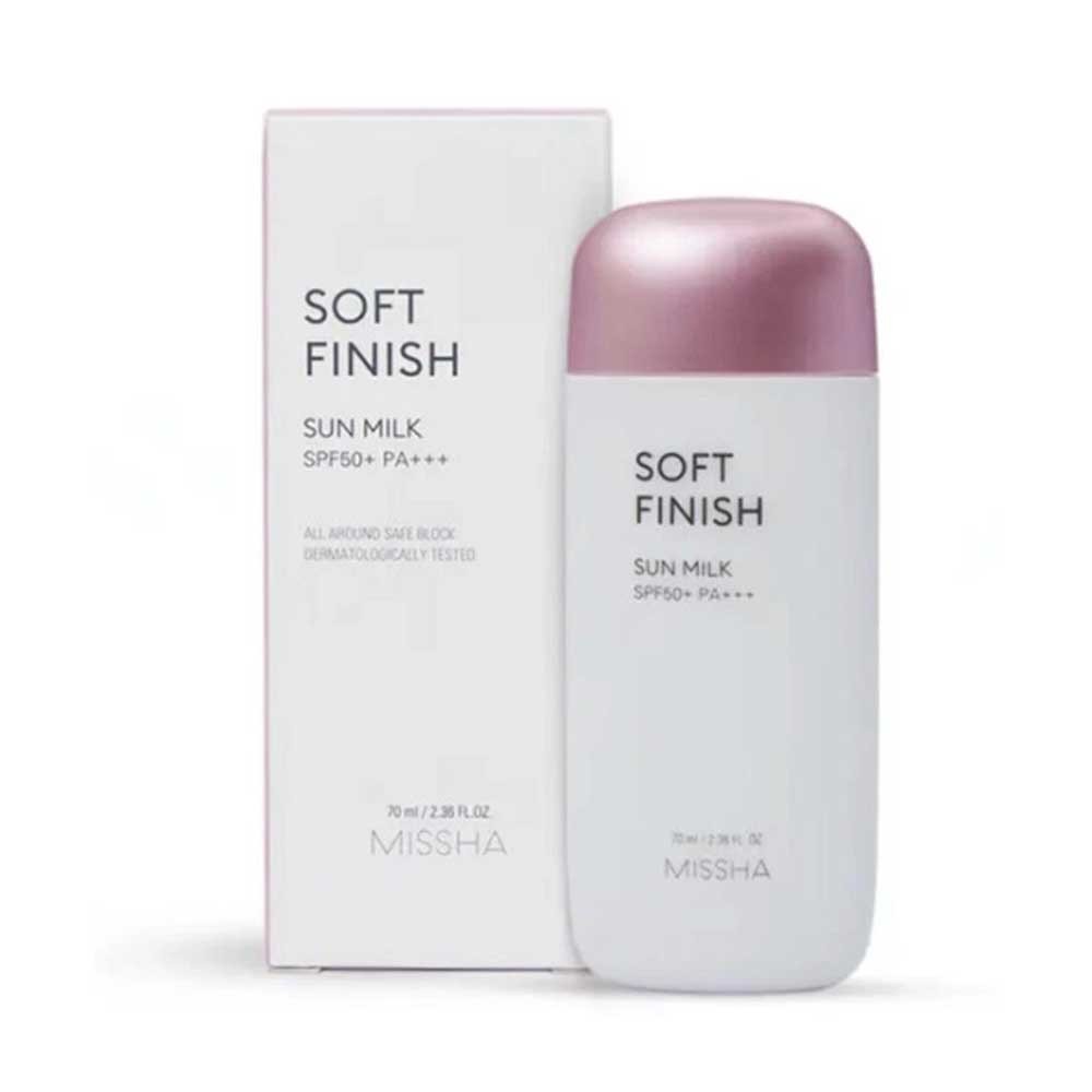MISSHA All Around Safe Block Soft Finish Sun Milk SPF50+ 70ml | Shopee ...