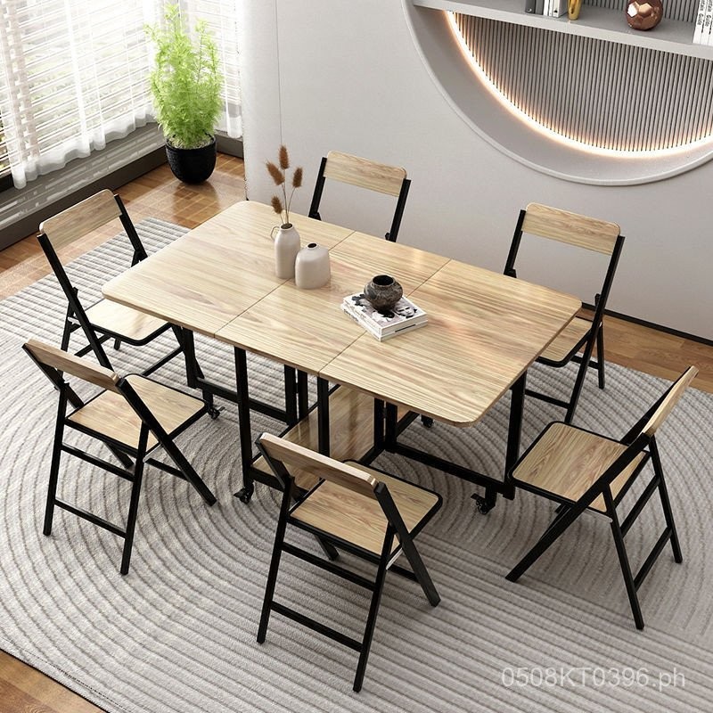Dining Table Storage Mobile Multifunctional Dining Table Simple ...