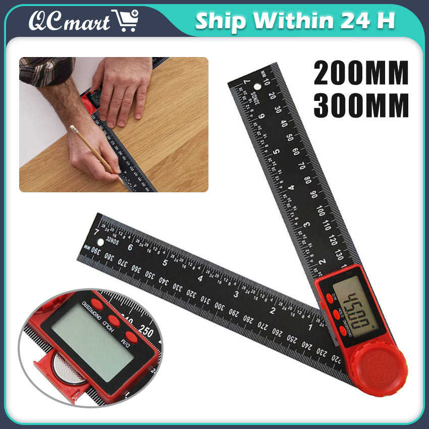 Protractors Digital Angle Level Ruler Goniometer Angle Finder ...
