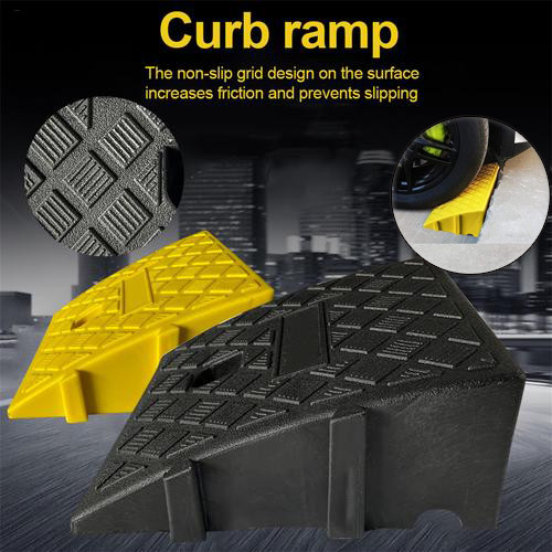 Car Curb Ramp for Cars Portable Driveway Curb Ramp for Low Cars Non ...