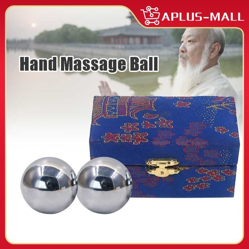 Hand Fitness Steel Ball Relaxation Fitness Baoding Iron Ball Hand ...