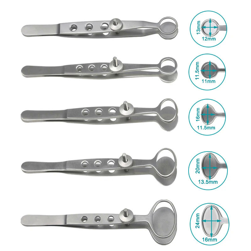 NEW Chalazion Forceps Curved Straight Stainless Steel Eyelid Tools ...