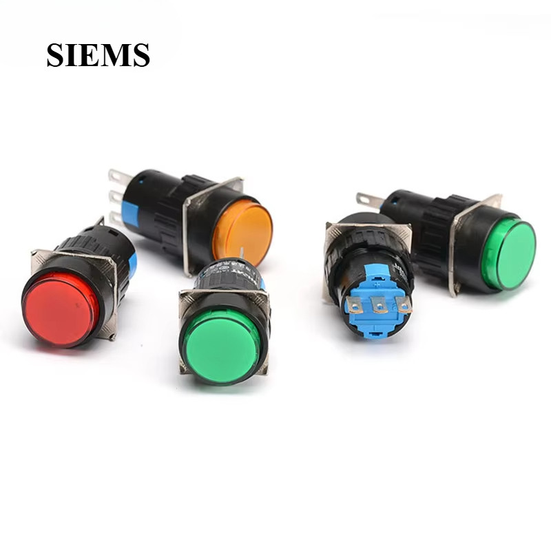 Push Button Switch LA16Y-11 Momentary Self-reset/Self-locking Switch ...