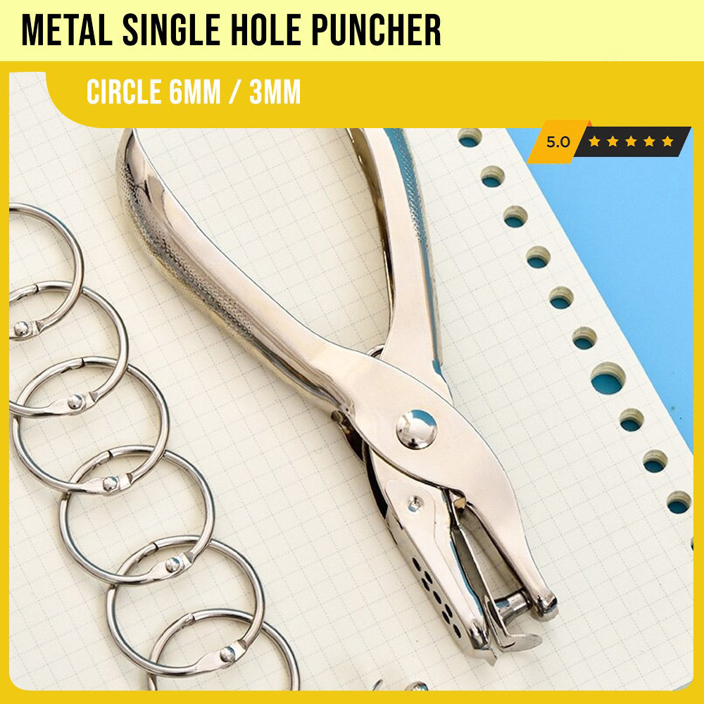 Hole Puncher Circle 6MM/3MM, Metal ng Punches, Officom SingleSingle ...