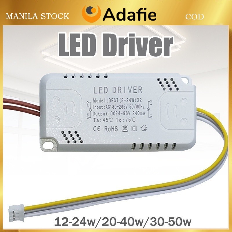 LED Driver (24-36W)x2 (30-50W)x2 (40-60)x2 | Shopee Philippines