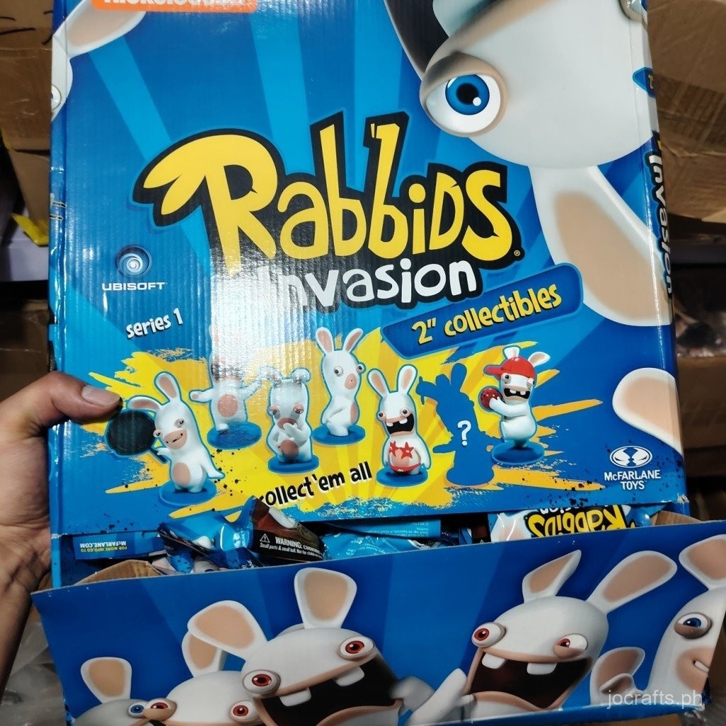 Crazy Rabbit Blind Bag Rabbids Invasion pack1 Doll garage kit ,Blind ...