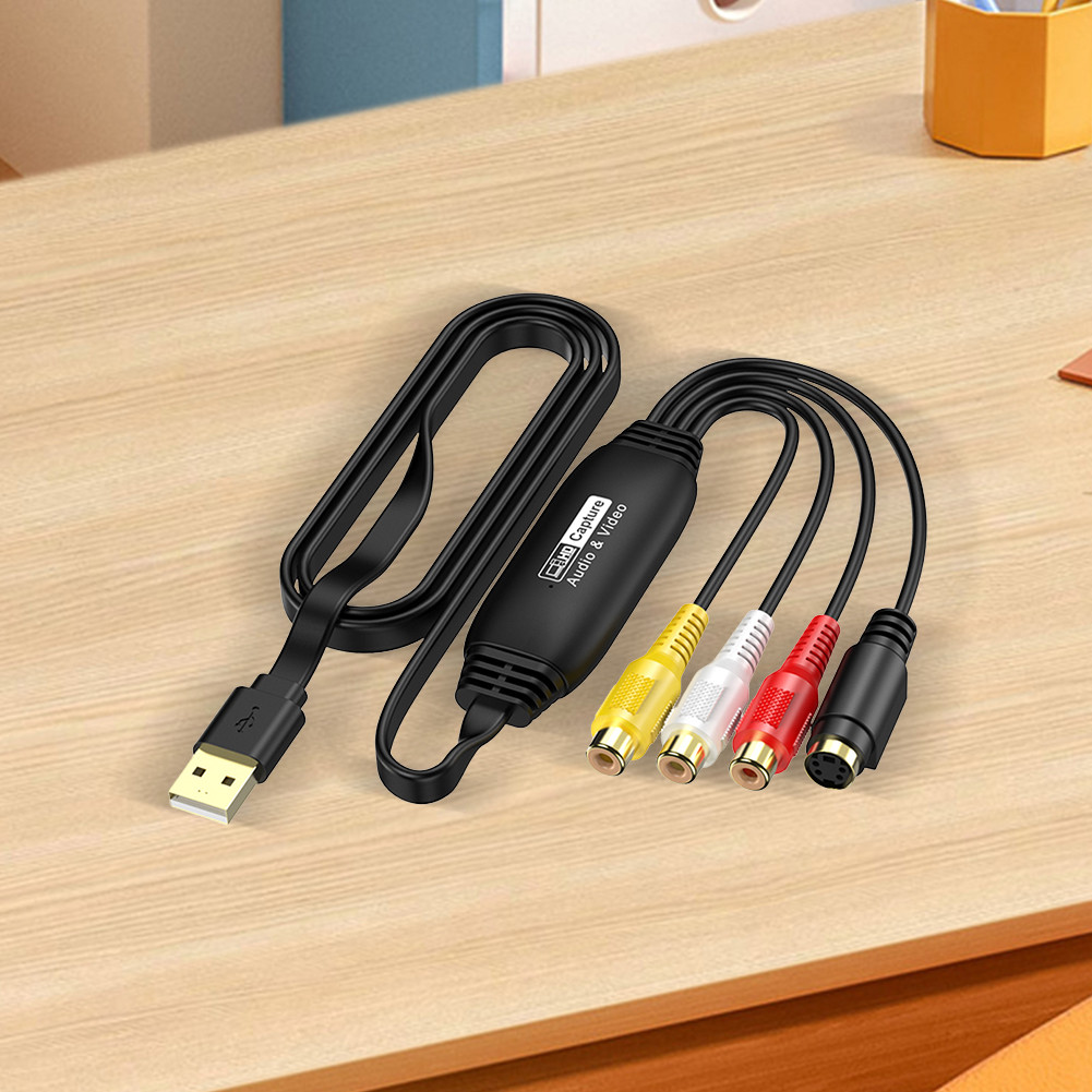 USB Video Capture Card VHS TV DVD VCR VHS To Digital Converter Video ...