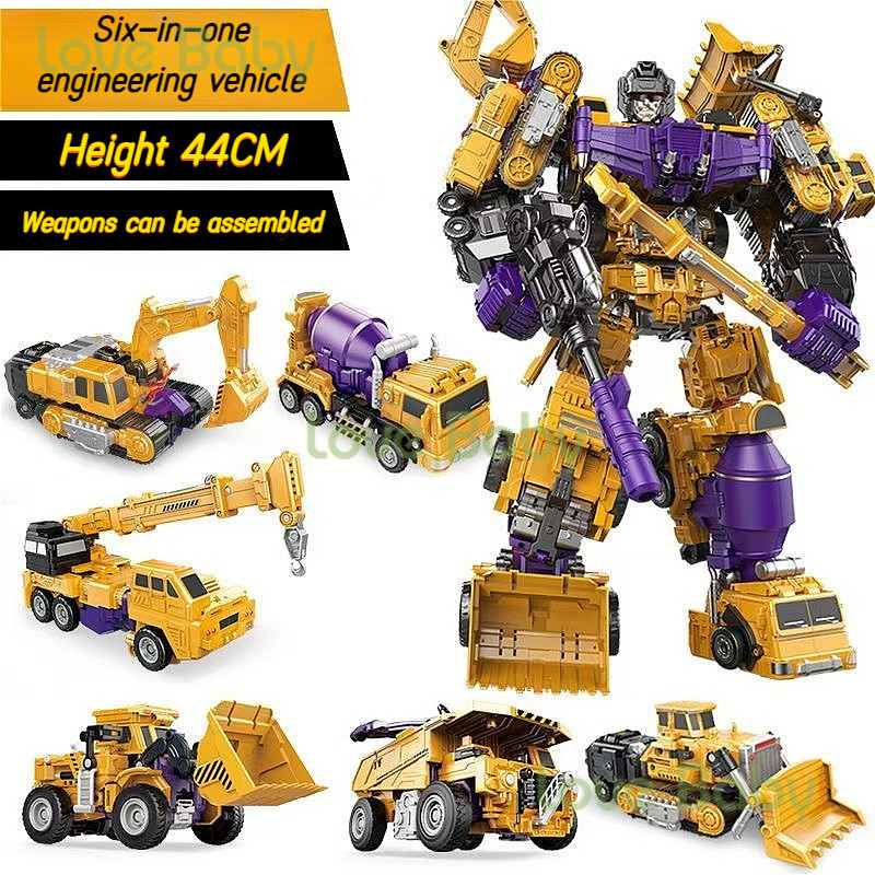 Children's Transformation Robot Transformer Toy Robot Six-in-One Suit ...