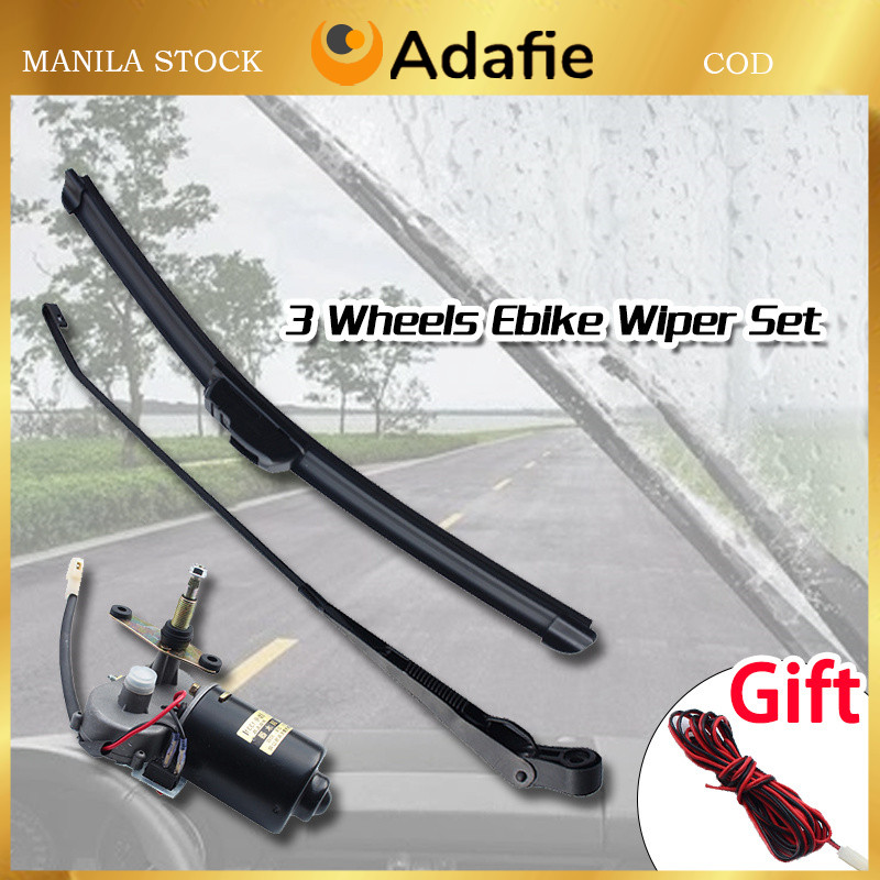 Ebike Wiper Kit 12V Universal Tricycles Electric Wiper Kit 3-wheels ...
