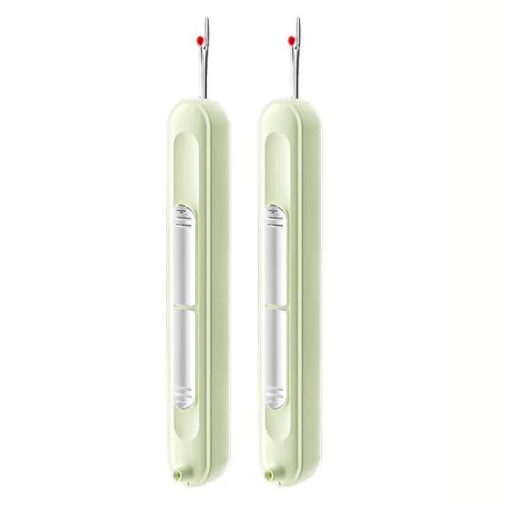 2Pcs 2 in 1 Needle Threader and Seam Ripper Plug-in Needle Threader ...