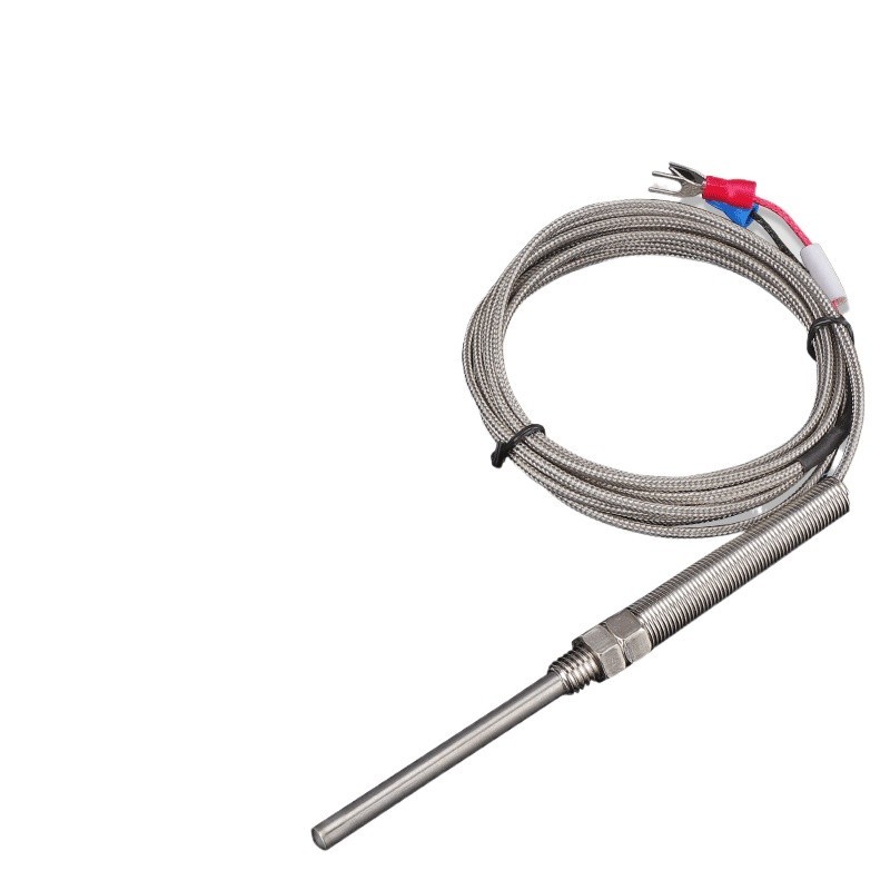 カProbe type thermal resistor M8 high temperature pt100 temperature ...