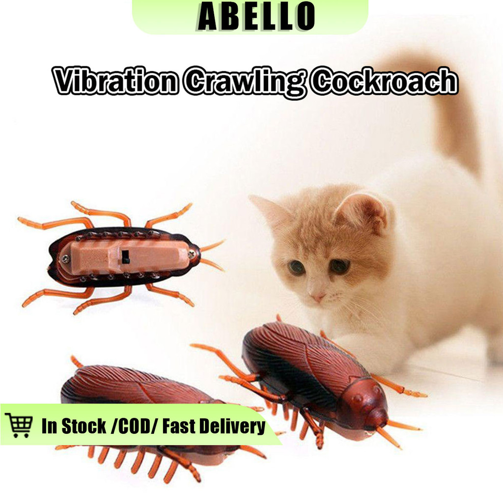 Vibration Crawling Cockroach Toy Simulated Prank Cockroaches Electronic ...