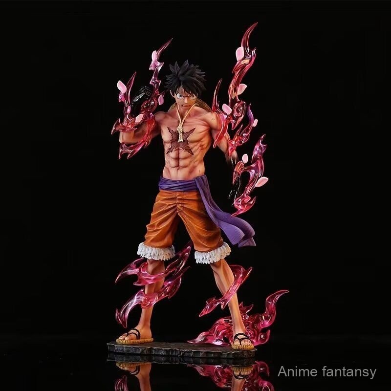 One Piece Luffy Full-Form Second-Speed Flow Sakura Luffy Armed Color ...