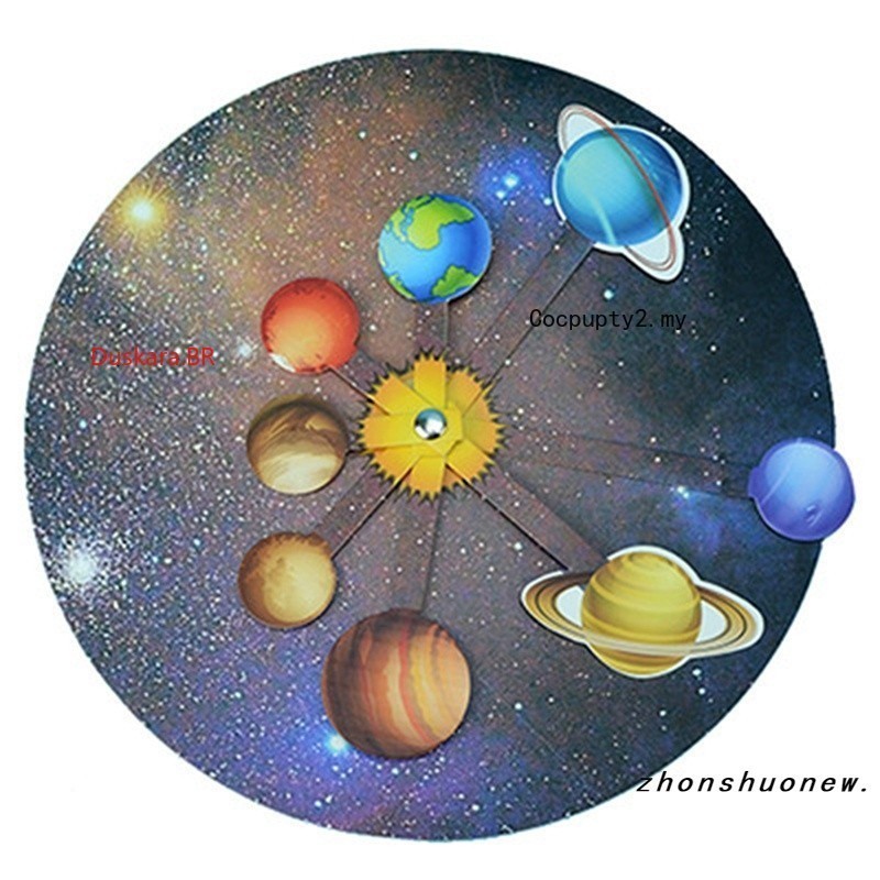 The Eight Planets of The Solar System Model Handmade Small Material ...