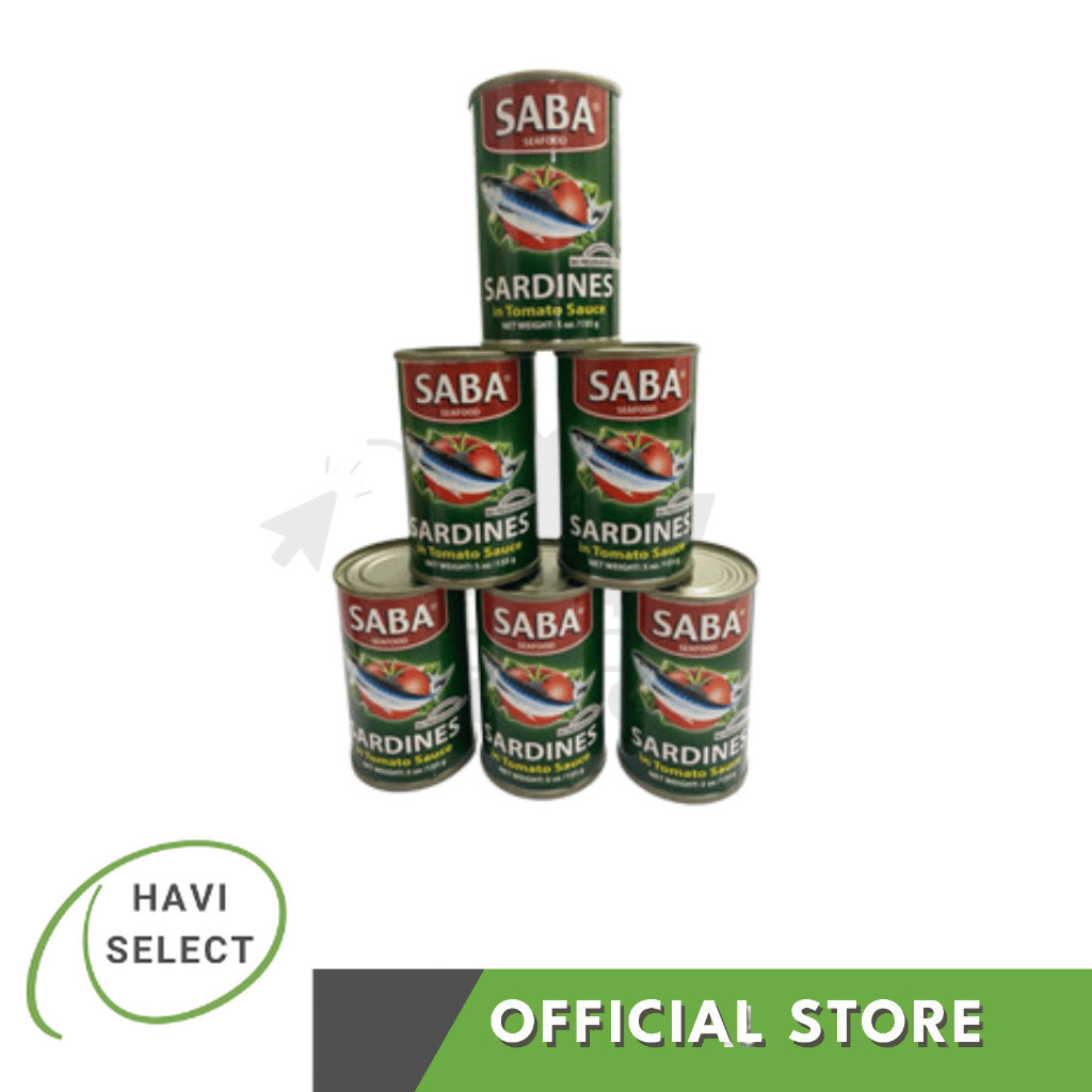 HAVI SELECT HAVI SELECT SABA SARDINES GREEN IN TOMATO SAUCE 6PCS X 155G ...