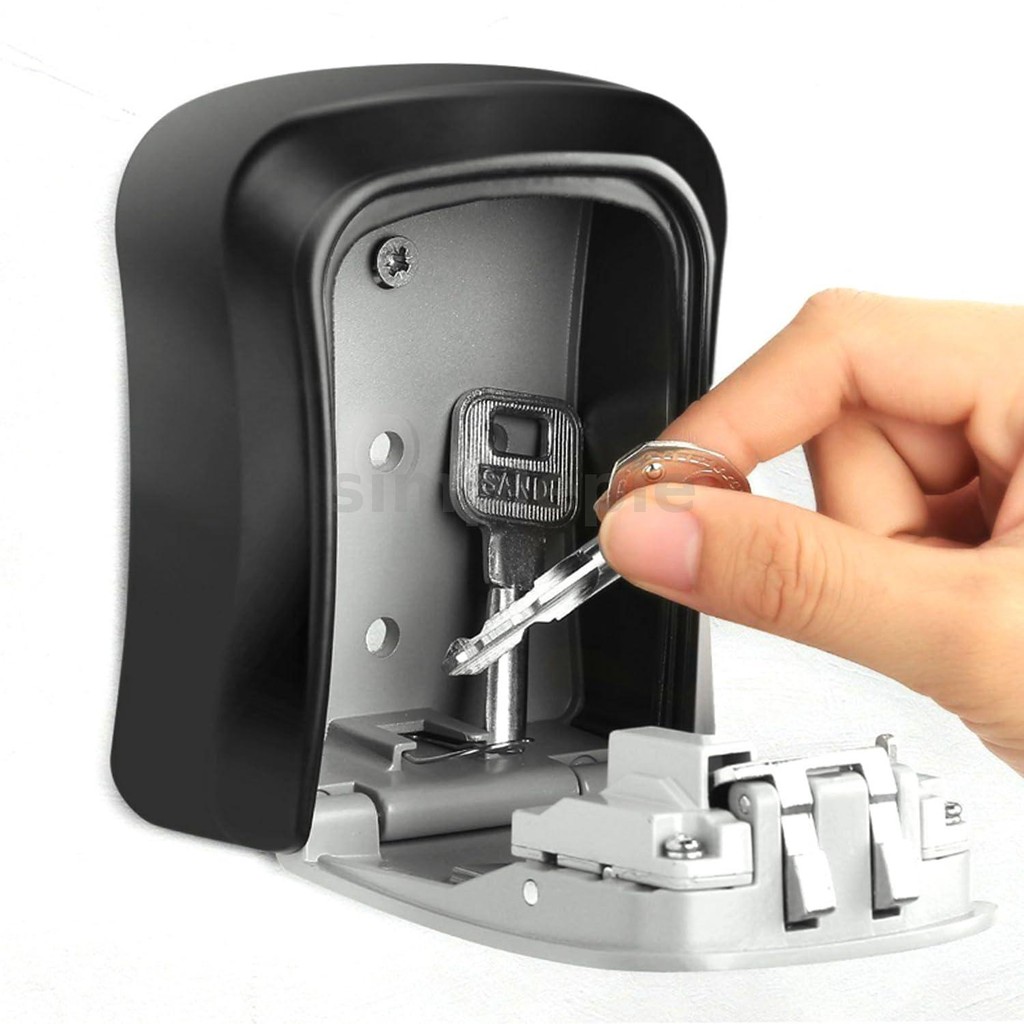 Wall Mounted Key Box Key Safe Key Cabinet for Outdoor Use with Key ...