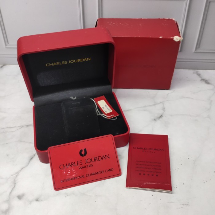 MERAH Original Red Charles Jordan Watch Box | Shopee Philippines