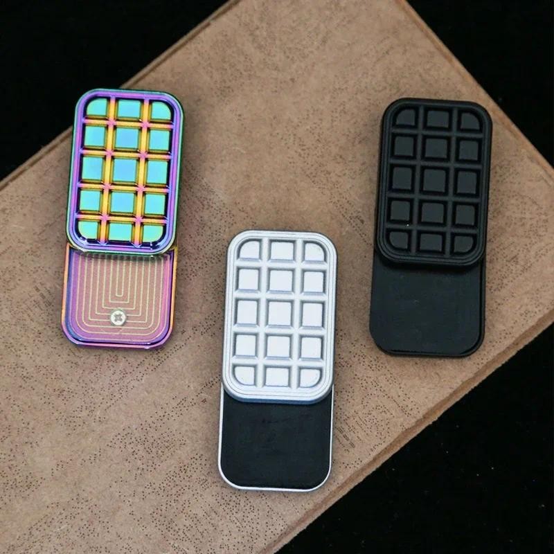 1PC Fidget Slider Chocolates Shape Magnetic Metal Fidget Toy EDC Fidget ...