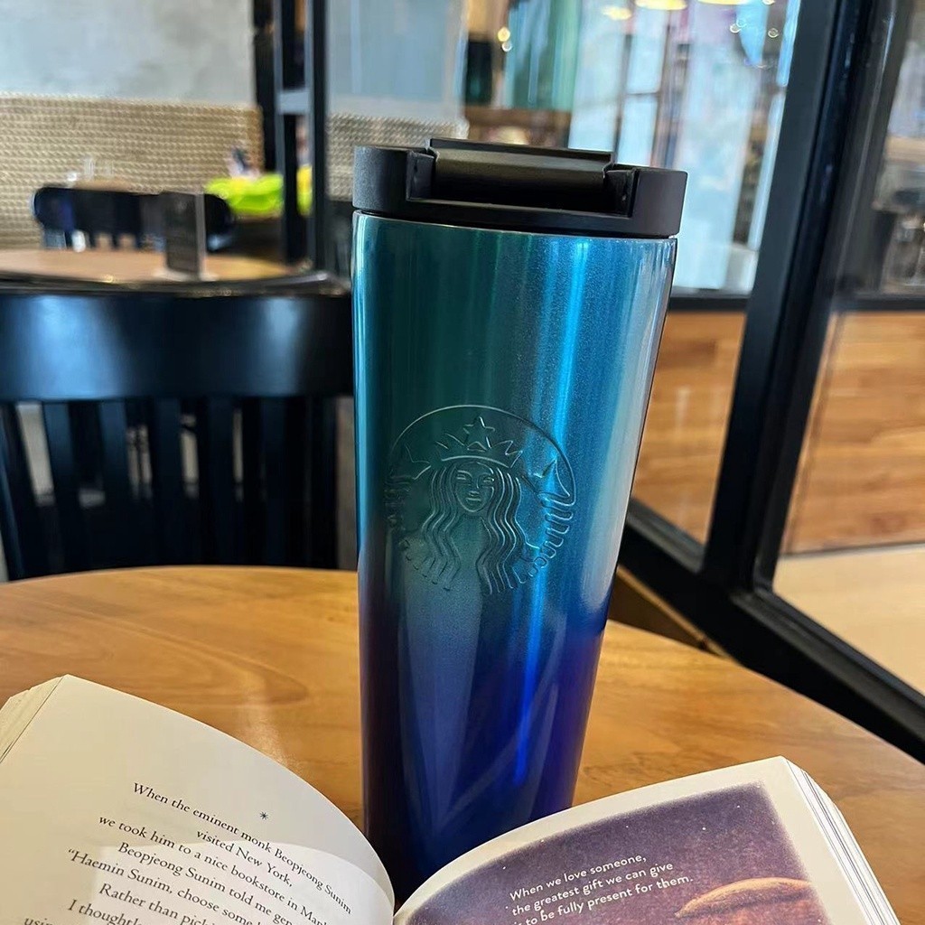 Starbucks Thermos Tumbler Stainless Drinking Water Bottle Siren Troy ...