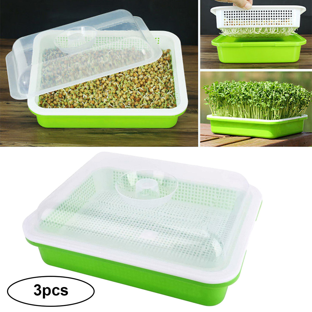 3Pcs Germination Tray Tray Seed Germination Tray Seedling Tray ...