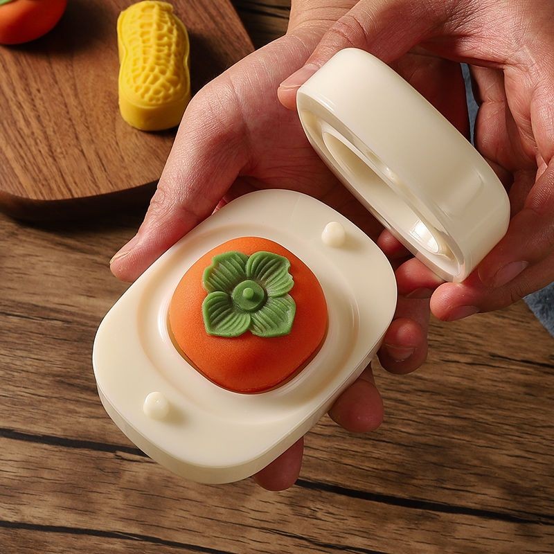 [3636 people praise] New Good Persimmon Peanut Mooncake Mold [3636 ...