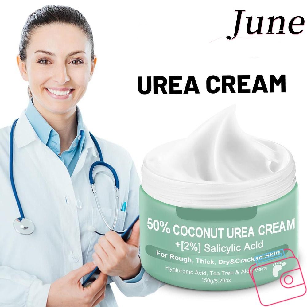 JUNE Urea Cream, 50 Percent with Coconut and 2% Salicylic Acid Foot ...