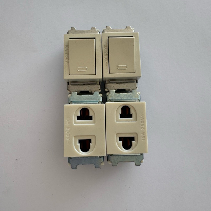ROYU UNIVERSAL CONVENIENCE OUTLET/SWITCH RECEPTACLE(15A 250V) | Shopee ...
