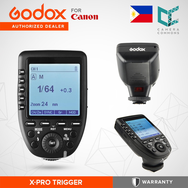 Godox XPro-C Version 1 / 2 TTL Wireless Flash Trigger for Canon Cameras ...