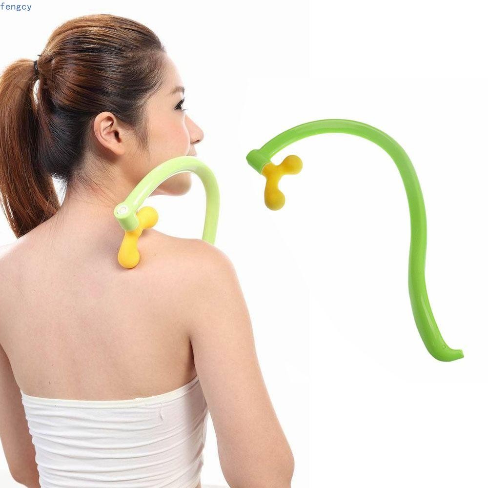 FENGCY Manual Massage Point Rod, Adjustable Neck Self Back Compression ...