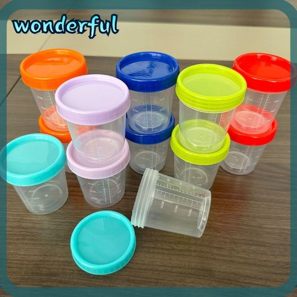WONDER Measuring Cup, Transparent Leakproof Salad Dressing Container ...
