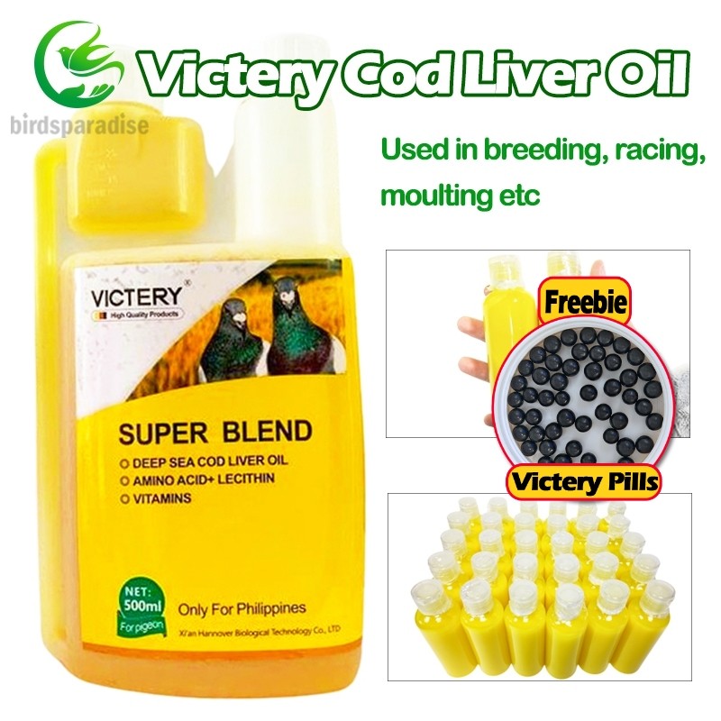 Premium Victery Super Blend Deep Sea Cod Liver Oil for pigeons to ...