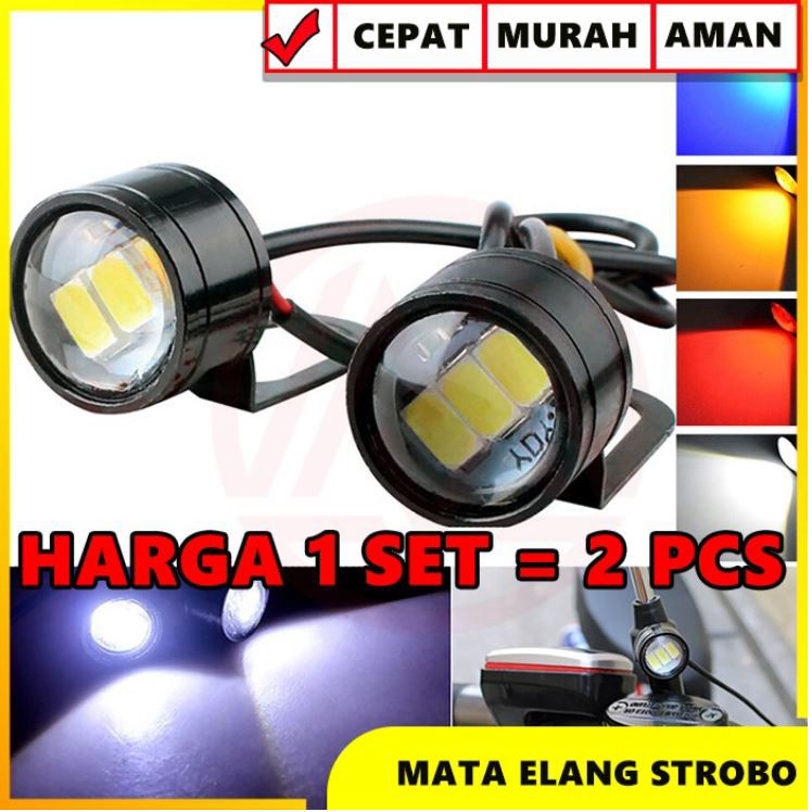 MATA Eagle eye LED STROBO eagle eye flash FLASHING 3 LED BRACKET drl ...