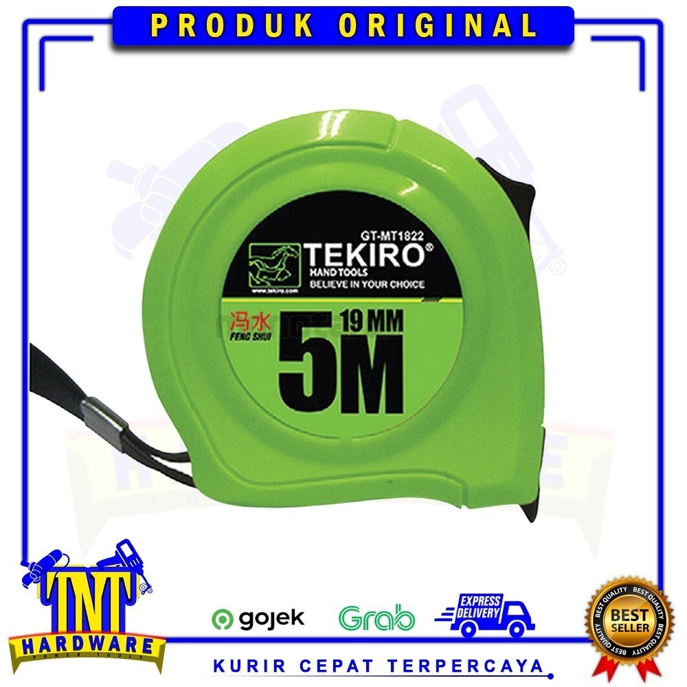 Tekiro Meter 5 Meter Feng Shui / Meter Roll Meter 5M Measuring Tape ...