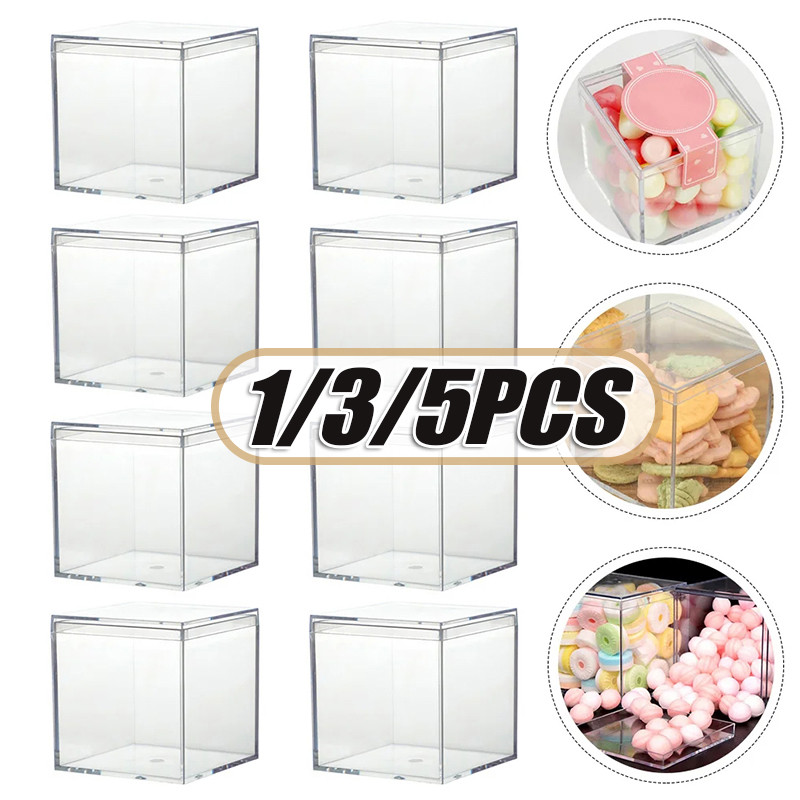Square Jewelry Box - Sweet Candy Container - Home Snacks Storage ...
