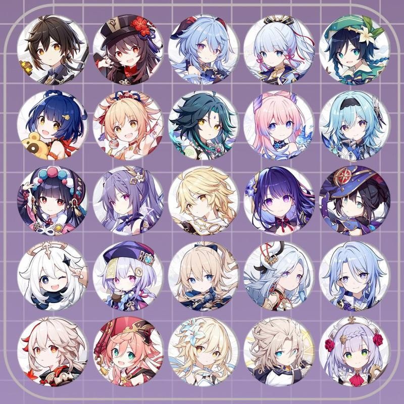 Genshinut Merchandise Character badge badge Bar walnut Keli Game Two ...