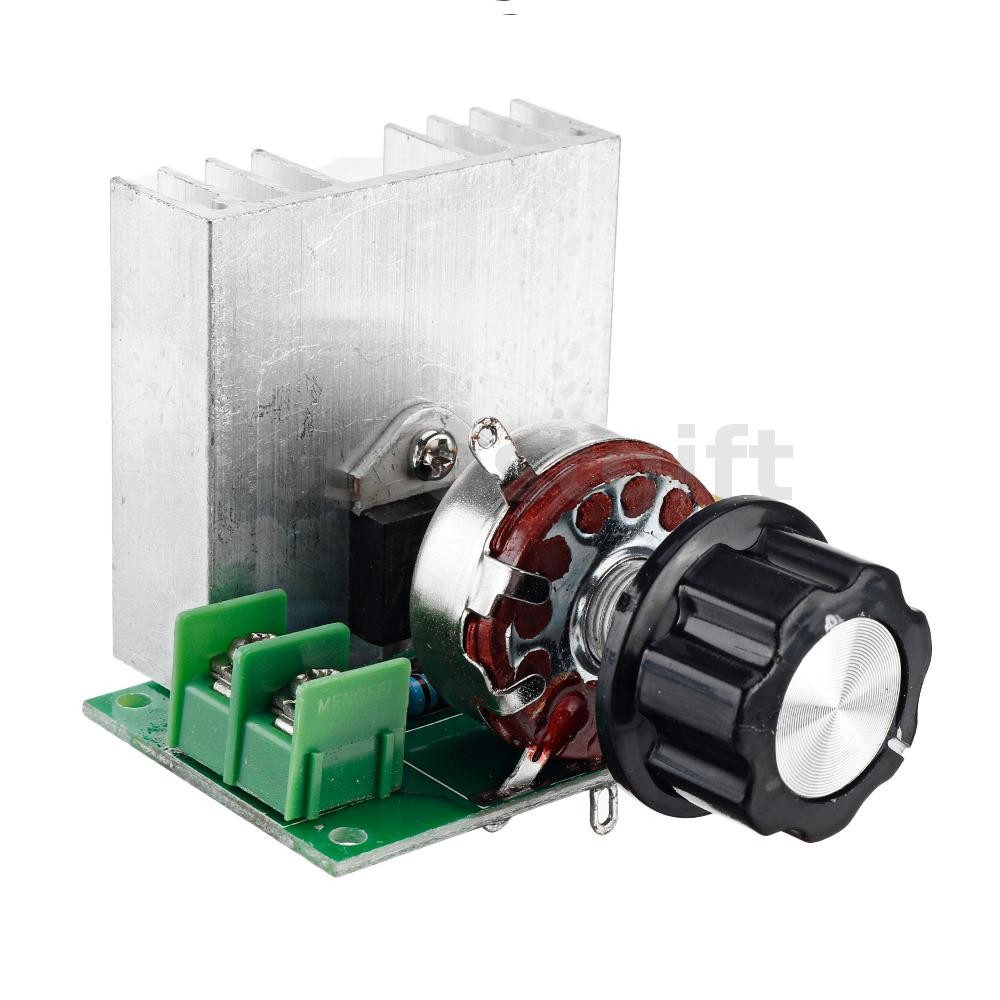 4000W SCR Electronic Voltage Regulator Speed Controller Control Board Governor Dimmer High Power ...