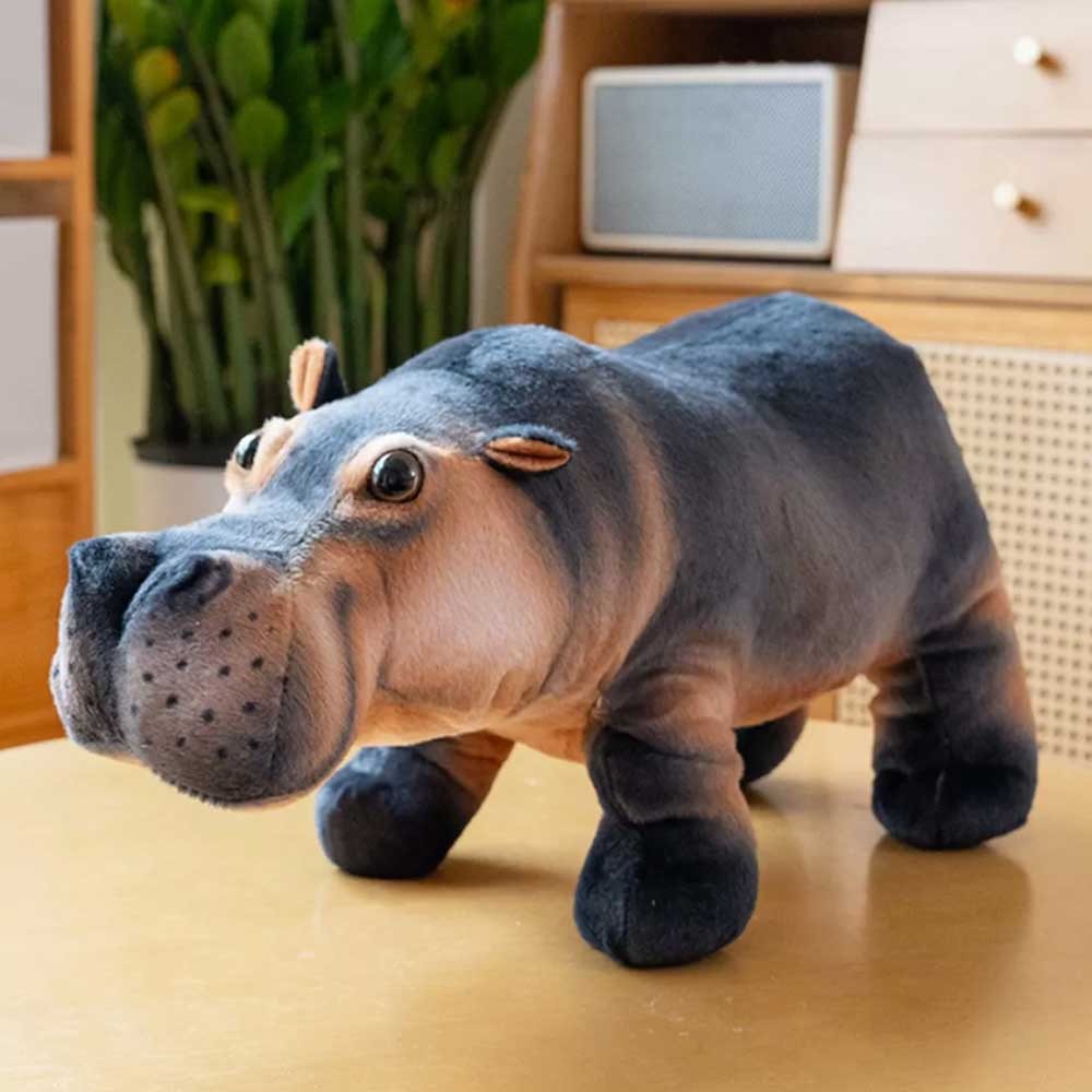 11'' Standing Gassy the Farting Hippo Stuffed Animal Plush Toy Moo Deng ...