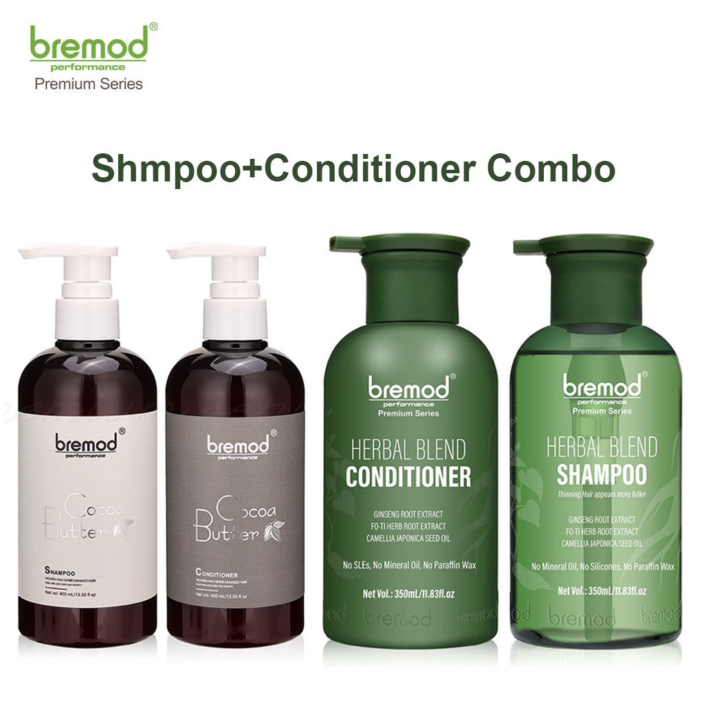 Bremod Premium Herbal Shampoo Conditioner Keratin Hair Treatment Coco ...