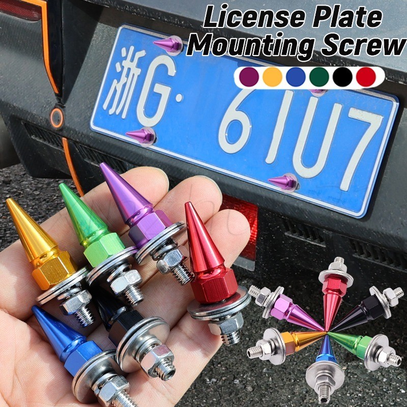 General For Automobiles Motorcycles - License Plate Aluminium Alloy ...