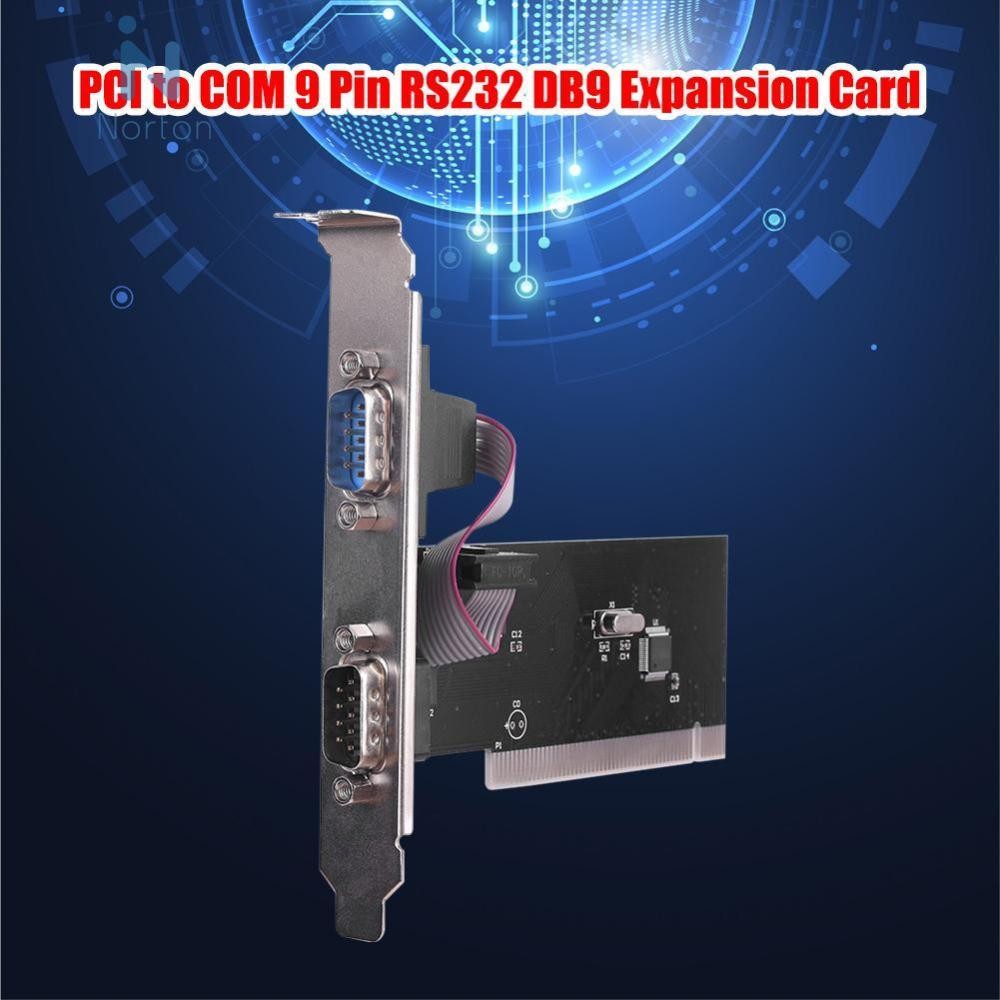 PCI Serial Port Card PCI to COM 9 Pin RS232 DB9 Desktop Expansion Cards ...