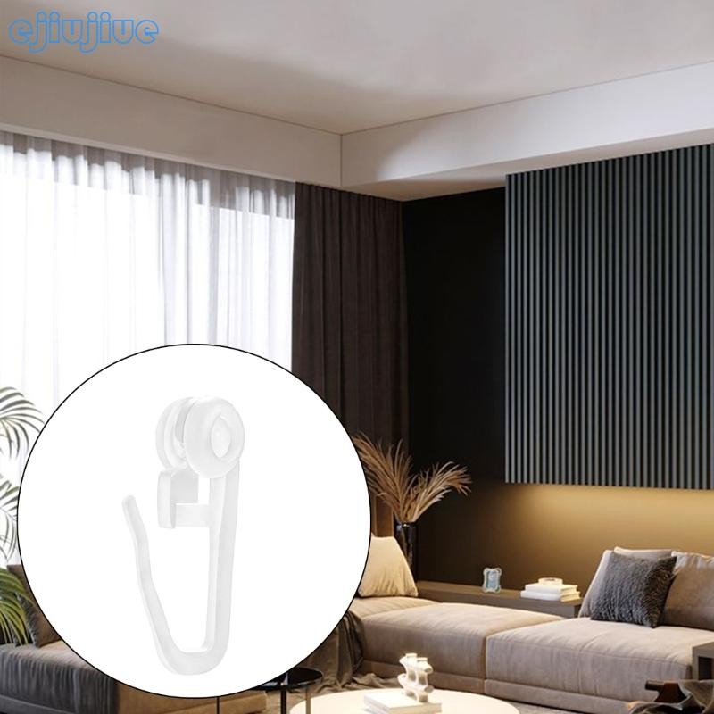 cc Curtain Track Hook Curtain Rails Ceiling Glider Set 100Pcs Lockable ...