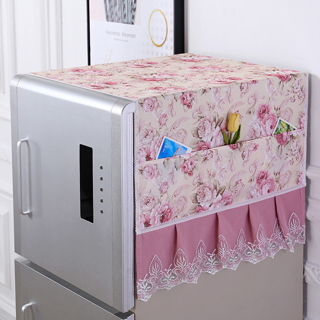 Refrigerator Oven Cover Cloth Single Door Dust Cover Garden Double Door ...