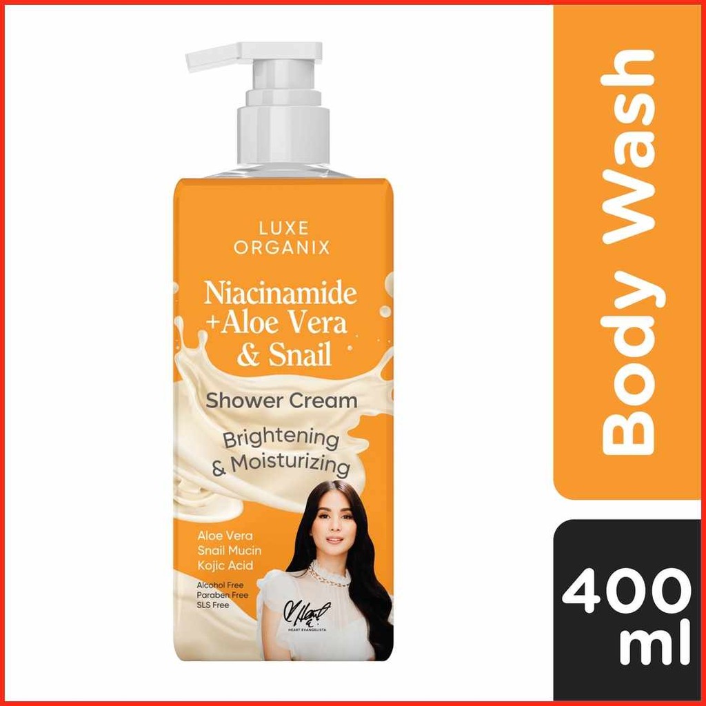 LUXE@S[ORGANIX>I>Niacinamide>N}+>K}Aloe>v}Vera>m}&>tT}Snail>Cj}+ Kojic ...