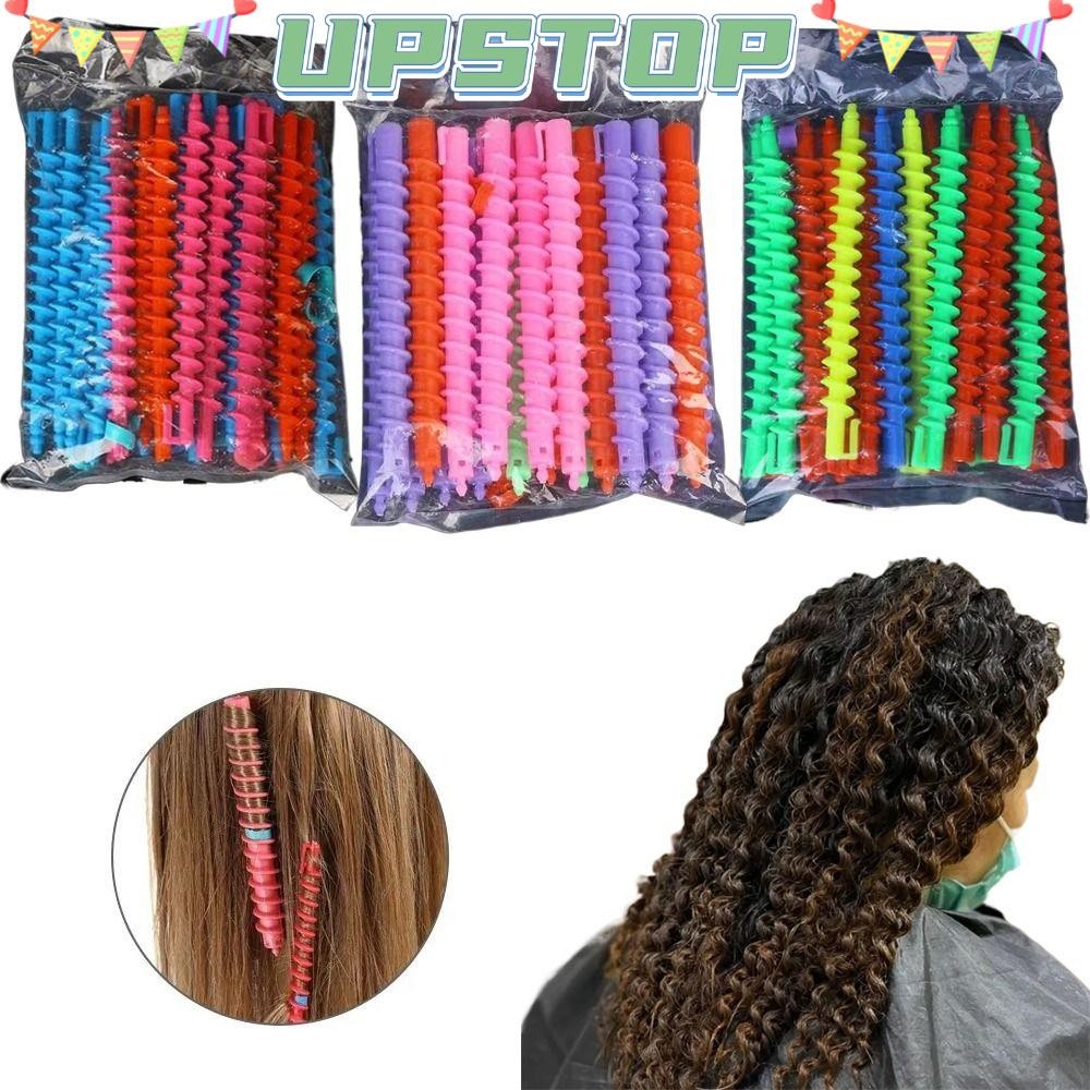 UPSTOPBO Spiral Plastic Perm Stick, Multifunctional Wave Magic Curly ...
