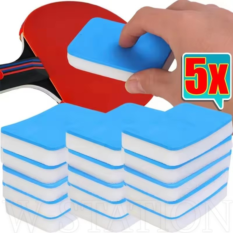 Pro Table Tennis Racket Cleaning Sponge Wipes - Portable, Durable, High ...