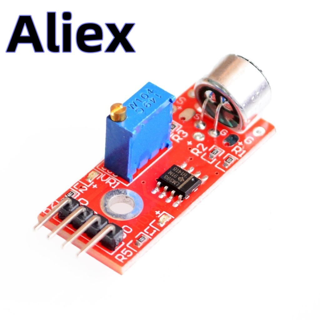 KY-037 New 4pin Voice Sound Detection Sensor Module Microphone ...