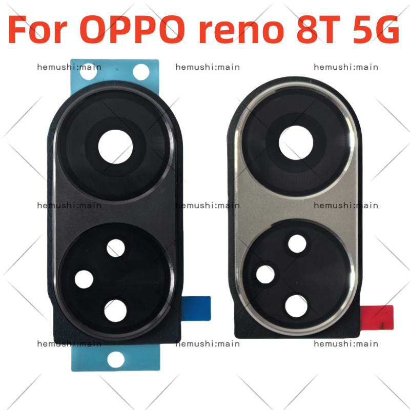 For OPPO reno 8T 5G rear back camera lens glass Cover with Adhesive ...
