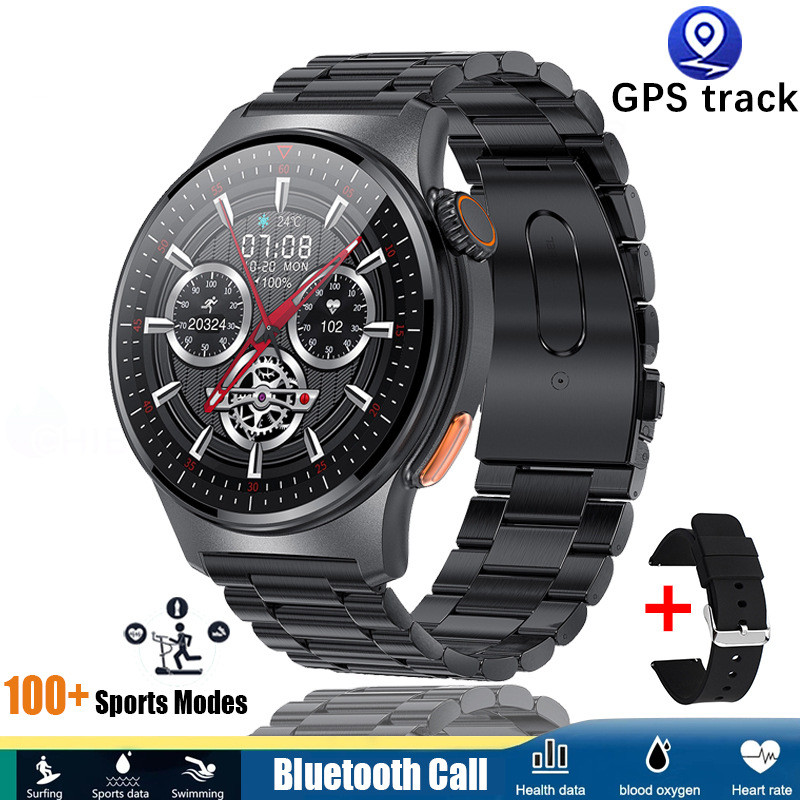 QW49 Waterproof Smartwatch ECG+PPG1.39" Display Bluetooth Talking Watch ...